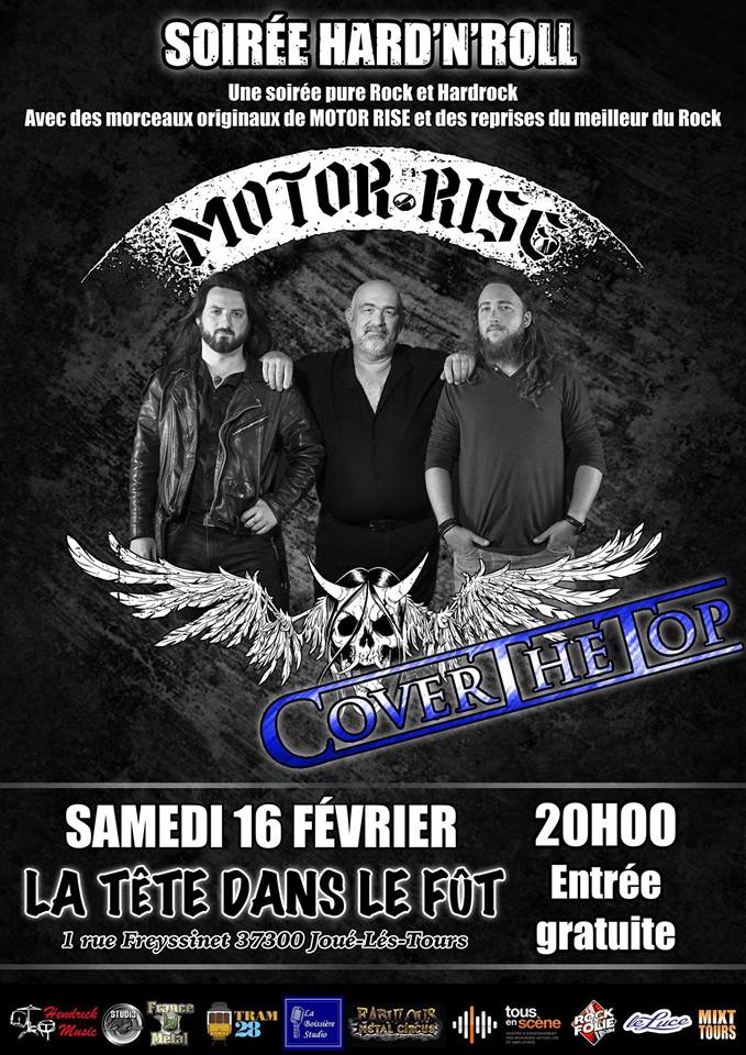 Concert - Motor Rise + Coverthetop - Radio Béton 93.6